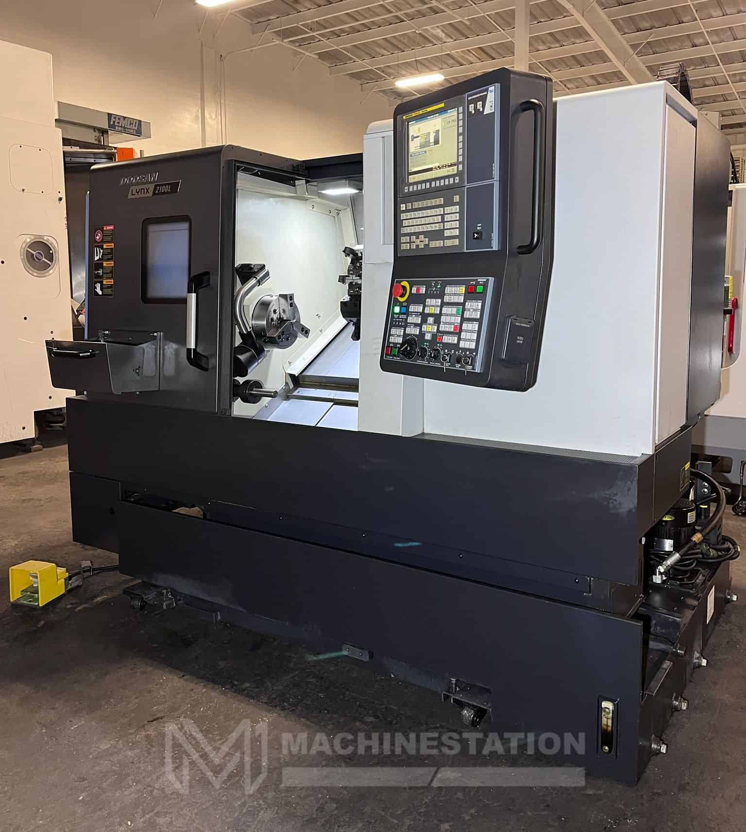 Buy Used Doosan Lynx 2100LB CNC Turning Center Lathe Machine (2019)